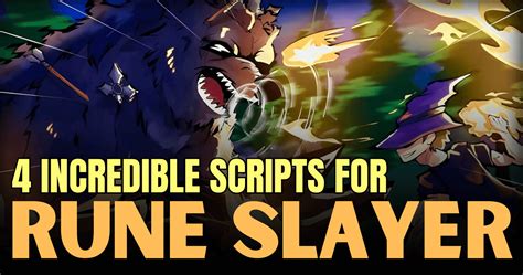 4 Incredible Rune Slayer Scripts Resource Automation