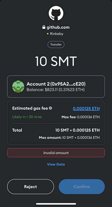 Solved Metamask Invalid Amount Error Solveforum