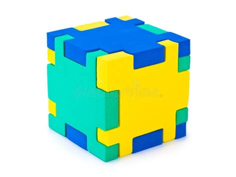 Cube Puzzle Stock Photo Image Of Help Creativity Isolated