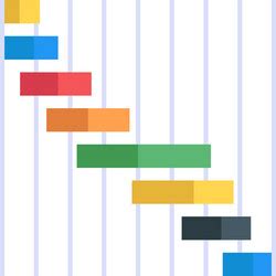 Gantt Chart Vector Images Over