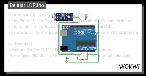 Belajar Ldr Lampu Jalan Wokwi Esp32 Stm32 Arduino Simulator