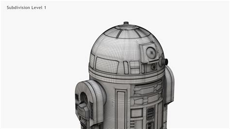 robot r2d2 3d model cgtrader