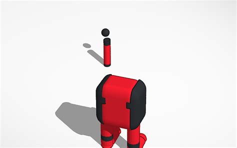 3d Design Deadpool Tinkercad