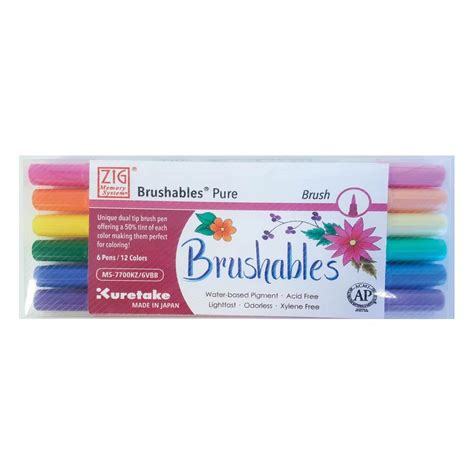 ZIG Memory System Brushables Dual Tip Markers Set Of CarefullyCrafted