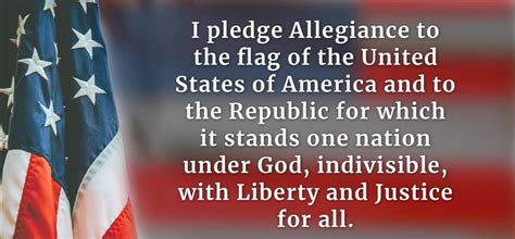 The Usa Pledge Of Allegiance