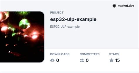 Esp32 Ulp Example Ecosystem Directory Marketdev