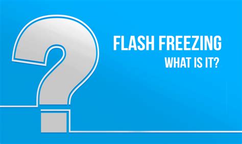 How Flash Freezing Works Flash Freeze