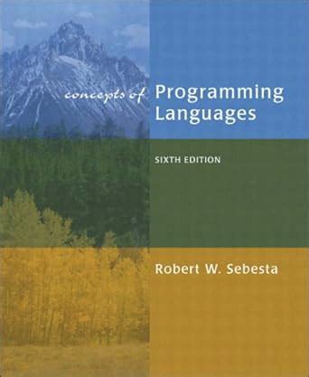 Concepts Of Programming Languages International Edition Sebesta Robert W Amazon In Books