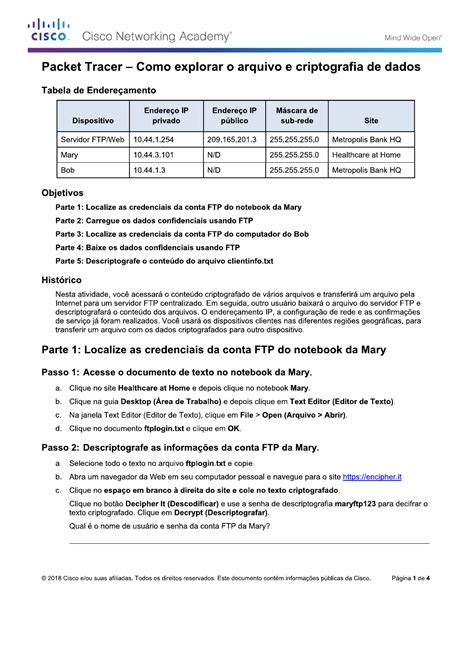 2 5 2 6 Packet Tracer Exploring File And Data Encryption Redes De Computadores