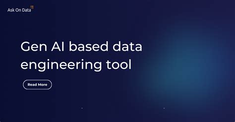 Gen Ai Based Data Engineering Tool Ask On Data