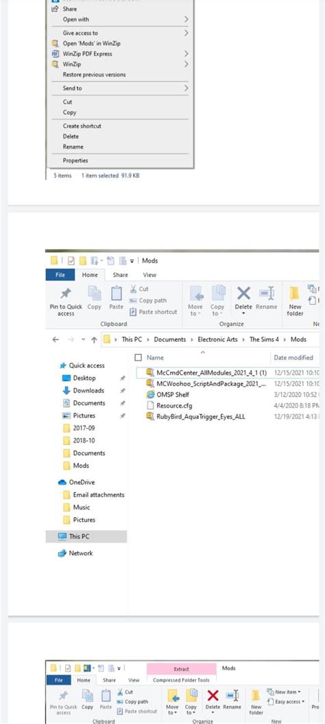 Help Please It Wont Doesnt Give Me An Option To Extract Files It Used To Let Me But Not