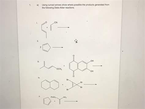 [Solved] 1. a) Using curved arrows show where possible the products... | Course Hero