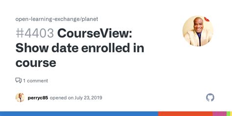Courseview Show Date Enrolled In Course · Issue 4403 · Open Learning