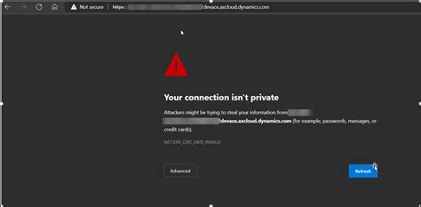 your connection isn t private in d365 devbox parag chapre