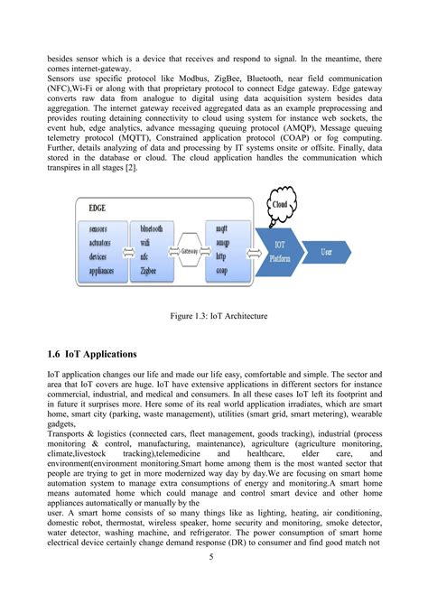 IOT Thesis Report About Home Automation System PDF Internet Computing