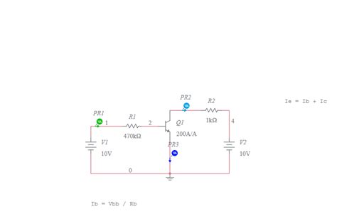 Copy Of Npn Transistor Common Emitter Multisim Live