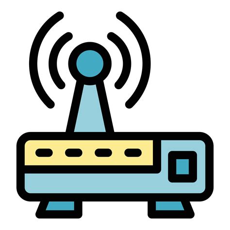 Internet Router Icon Vector Flat 21782636 Vector Art At Vecteezy