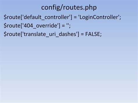 Codeigniter Simple Login With Sessions Pptx Computing Technology Computing