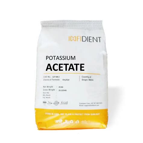 Potassium Acetate Technical Grade 25kg Bag At ₹ 850kg In Vadodara