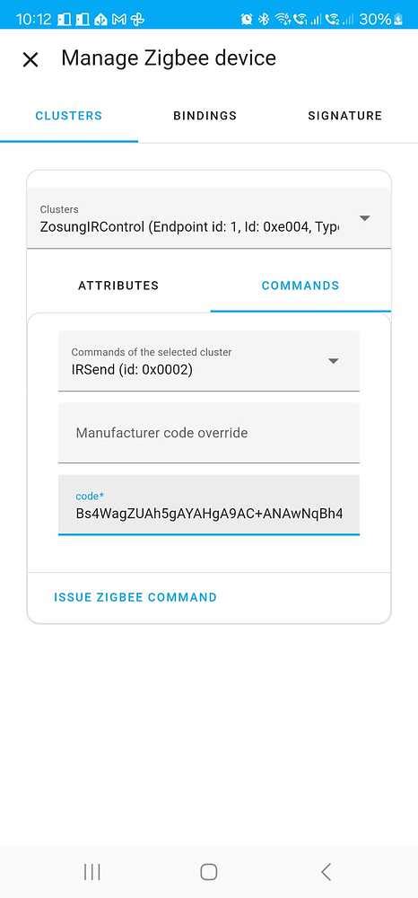 Zigbee Zhaissuezigbeeclustercommand In Automation Zigbee Home