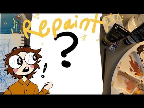Repainting An Old Canvas Paint With Me YouTube