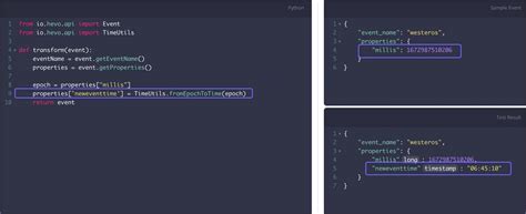 convert epoch to a time hevo data