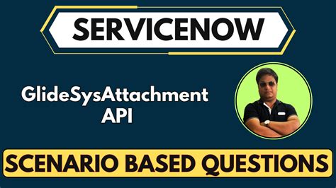 ServiceNow GlideSysAttachment API Scenario Based Questions 2025