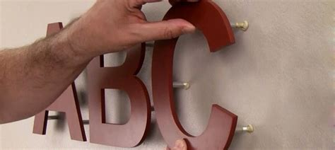 Stick Letters To Wall