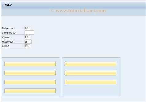 GC SAP Tcode Data Transfer