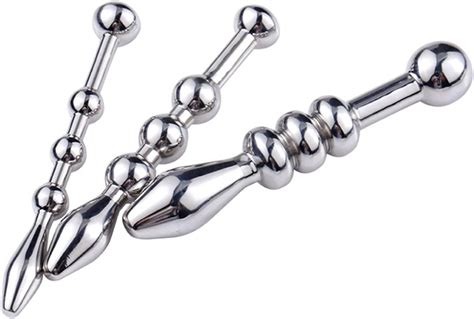 Amazon.com: Urethral Toy Penis Training Set Metal Stainless Steel Beads Urethral Sounds Dilators ...