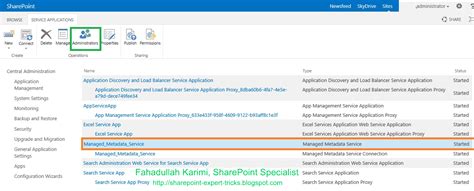 SharePoint Tips And Tricks Configure Managed Metadata Service In SharePoint