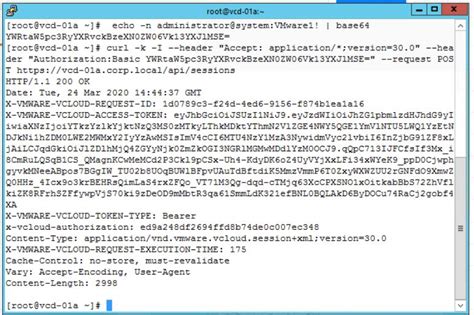 Getting Information From VCloud Director API By CURL My Experiences