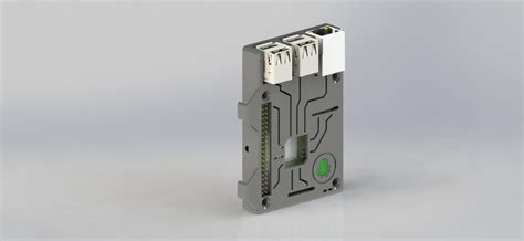 Raspberrypi 3 Case By Mp3d Download Free Stl Model
