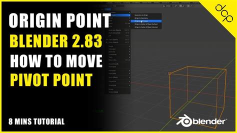 Origin Point Blender 28 Tutorial Youtube