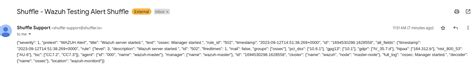 Shuffle Integration Not Working Fails To Send Alerts Via Mail Issue 18934 Wazuh Wazuh