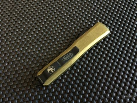 Microtech Brass Ultratech De Black Wclip