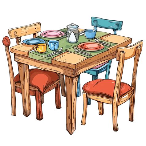 Dining Room Table Clip Art