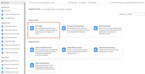 Announcing The New Auto Healing Experience In App Service Diagnostics Azure App Service