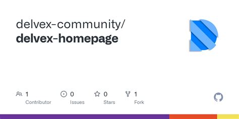 GitHub Delvex Community Delvex Homepage