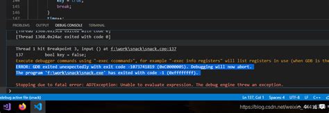 Vscode调试c代码时，windows的控制台突然退出不显示了的改错日志execute Debugger Commands Using Exec Csdn博客