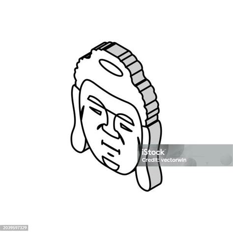 연습 영적 요가 휴식 등각 투영 아이콘 벡터 일러스트 레이 션 건강한 생활방식에 대한 스톡 벡터 아트 및 기타 이미지 건강한