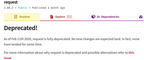 Replacing The Deprecated Npm Package ‘request Without Altering Your