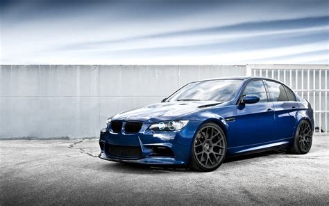 Синий BMW M3 - обои для рабочего стола, картинки, фото