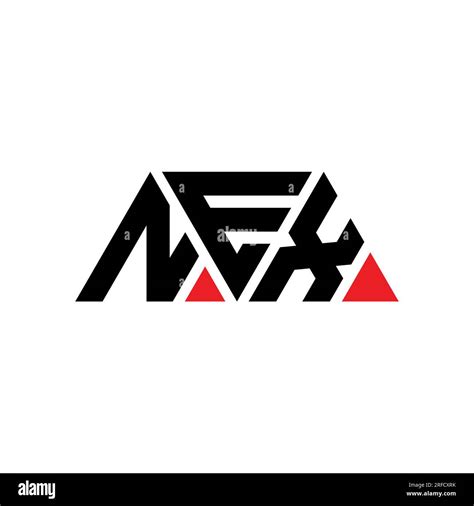 NEX Triangle Letter Logo Design With Triangle Shape NEX Triangle Logo