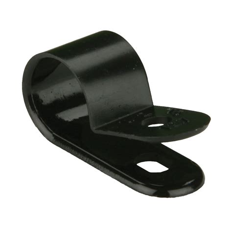 Half Inch Cable Clamps For Cable Bundle Control 100 Count Black