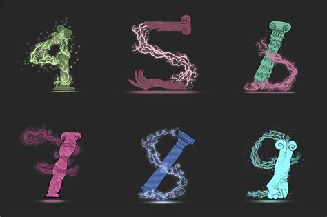 The Column Alphabet On Behance