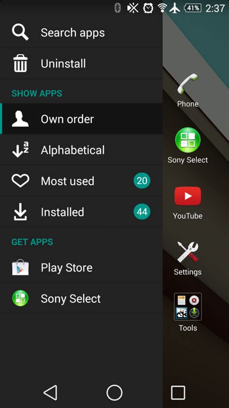 get a little android l look and feel on your xperia device with the l