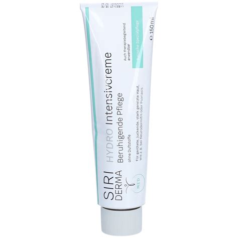 Siriderma Hydro Intensivcreme Ohne Duftstoffe 150 Ml Shop Apotheke