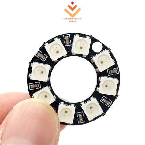 Ws2812 5050 Rgb Led 8 Bits Ring Lamp Light Module With Integrated