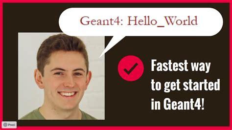 Easiest Way To Get Started With Geant4 2023 Youtube